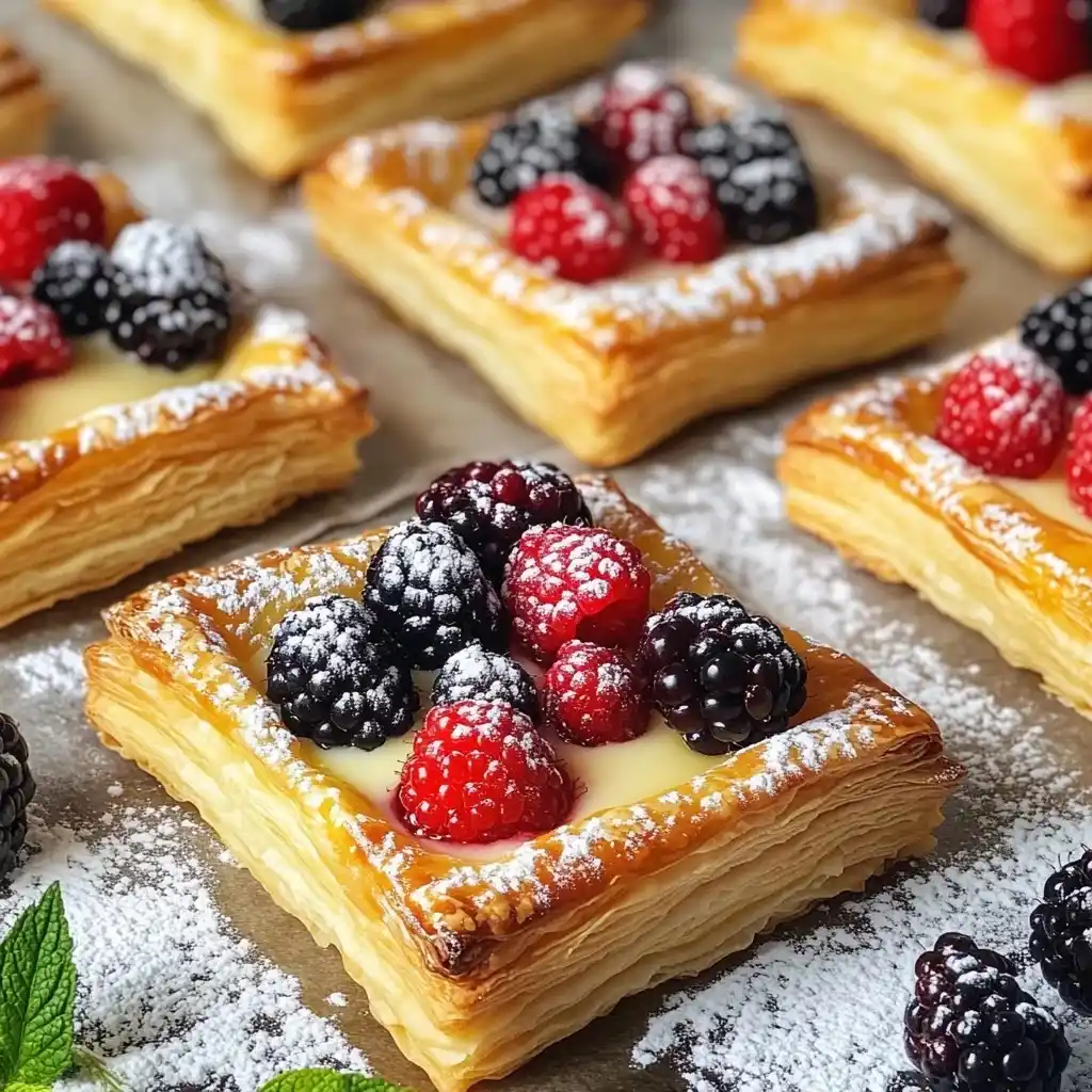 Berry Custard Pastries with Italian Cream recipe – Love And Nibbles