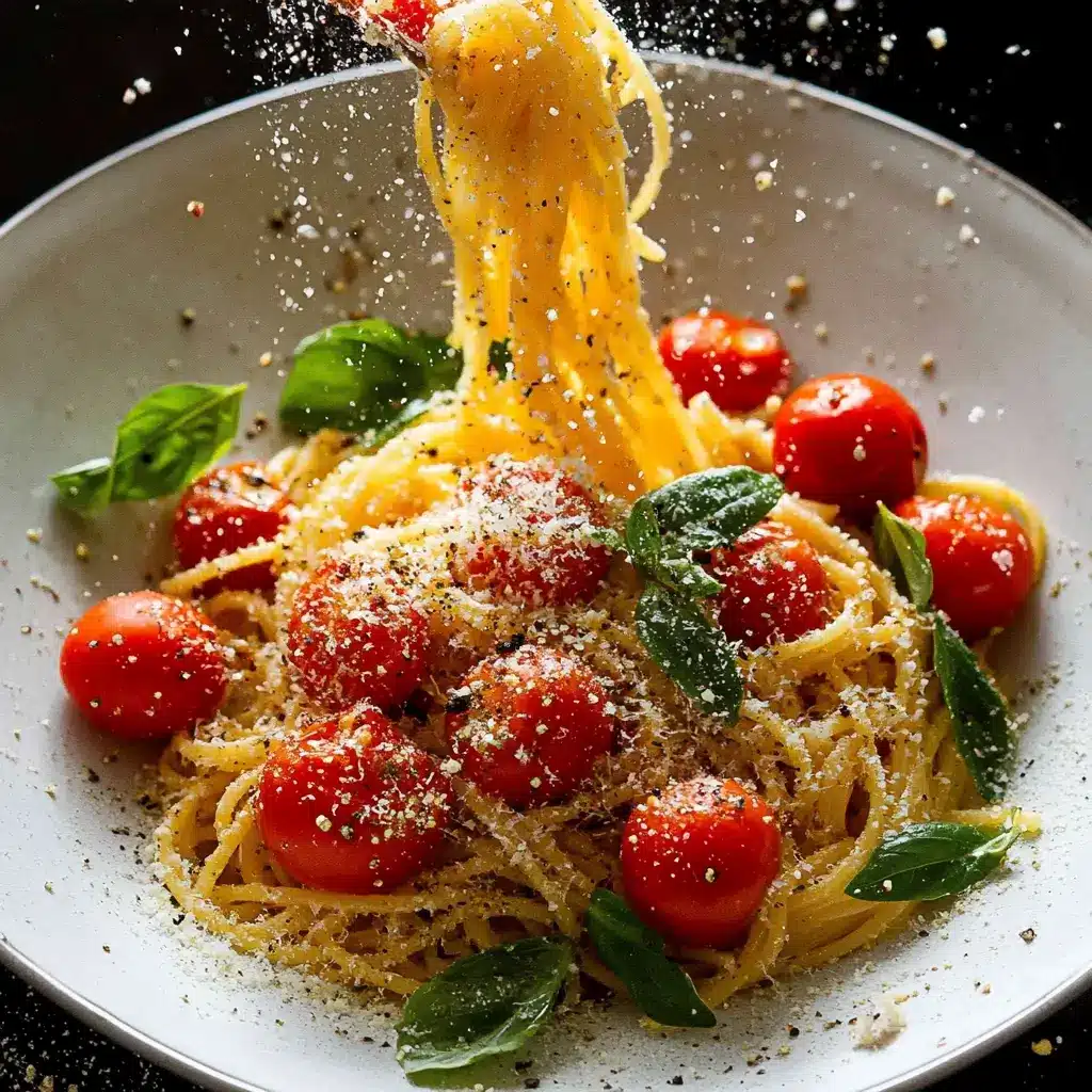 Fresh Tomato Pasta Toss Recipe - Love And Nibbles