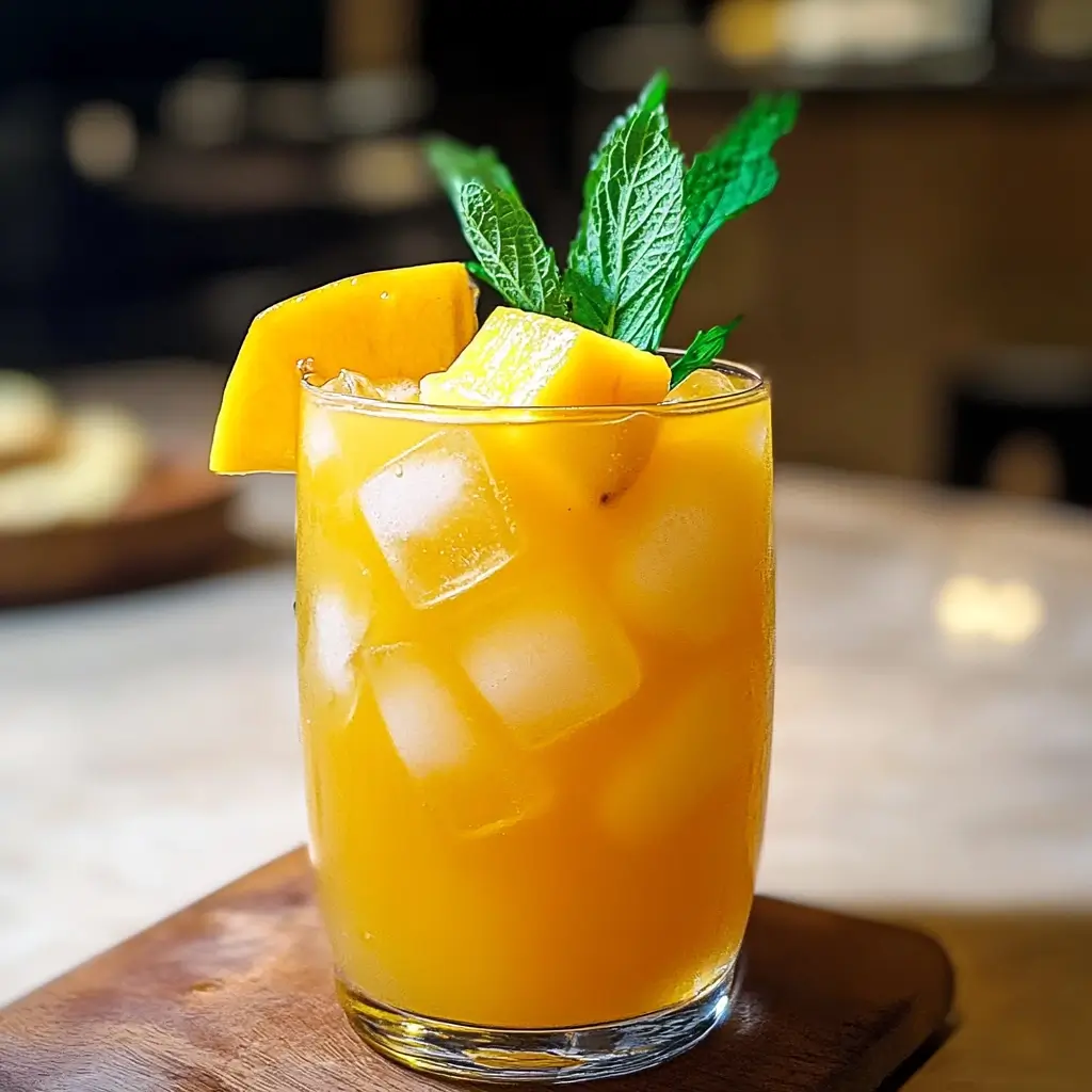 Mango Iced Tea Recipe - Love And Nibbles