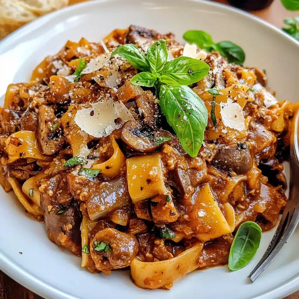 Vegetarian Mushroom Ragu Recipe - Love And Nibbles