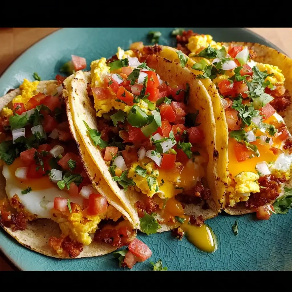Easy Breakfast Tacos Recipe - Love And Nibbles
