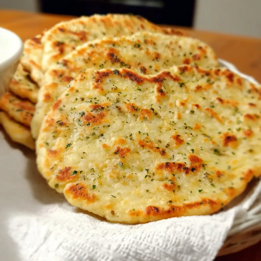 Homemade Yogurt Flatbread Recipe - Love And Nibbles