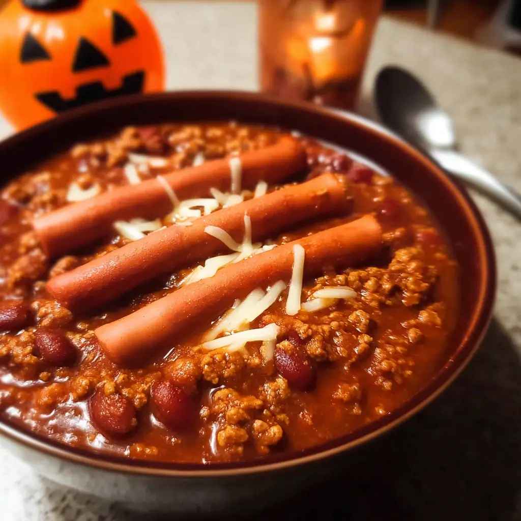 Halloween Chili Recipe - Love And Nibbles