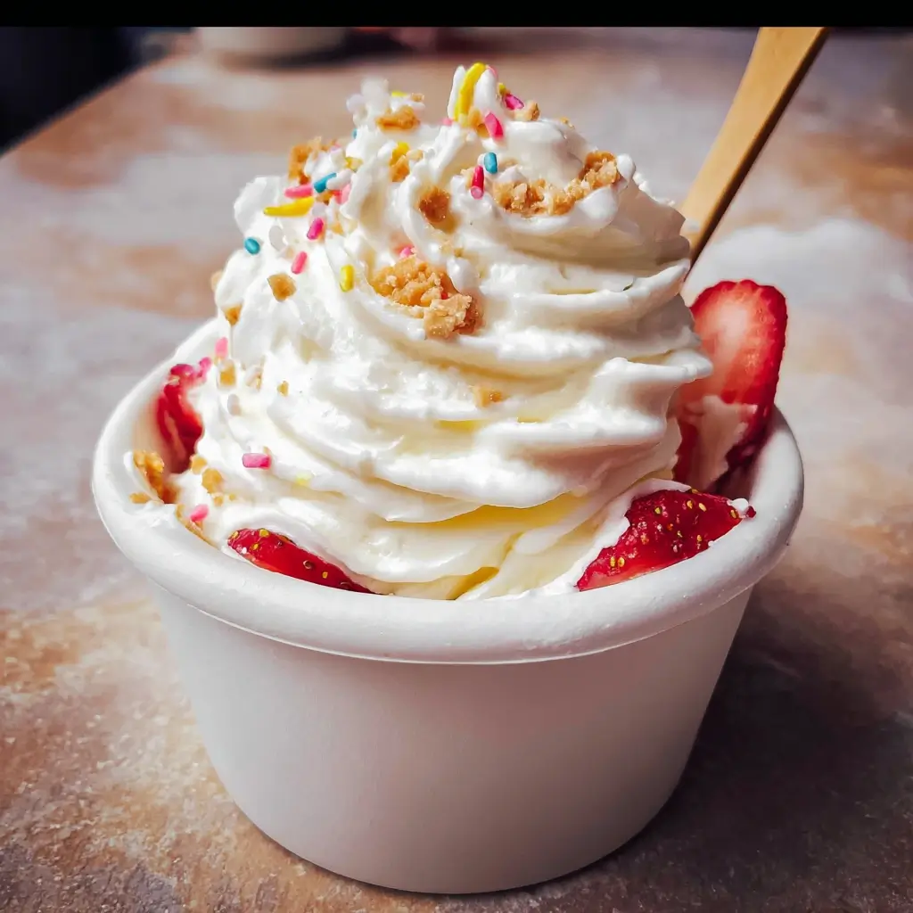 Homemade Frozen Yogurt Recipe - Love And Nibbles