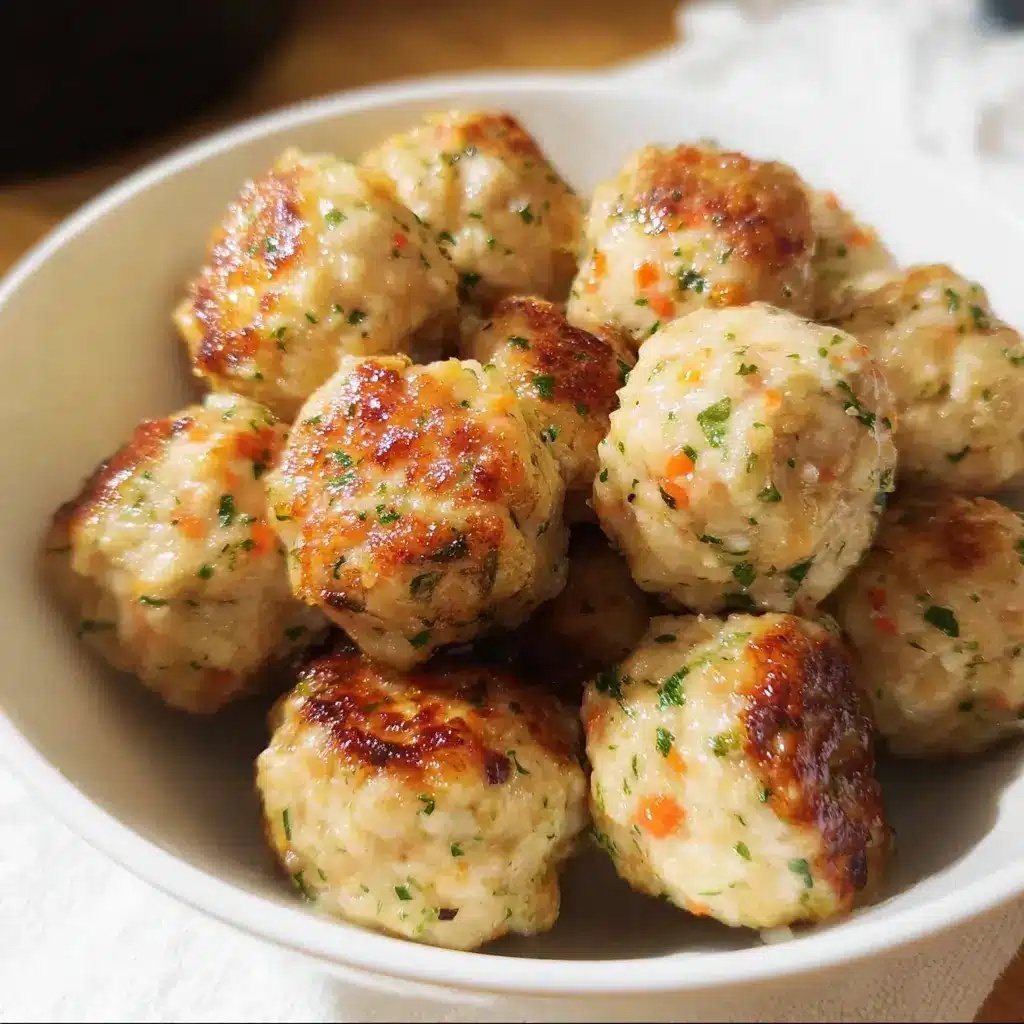 Moist Chicken Meatballs Recipe - Love And Nibbles