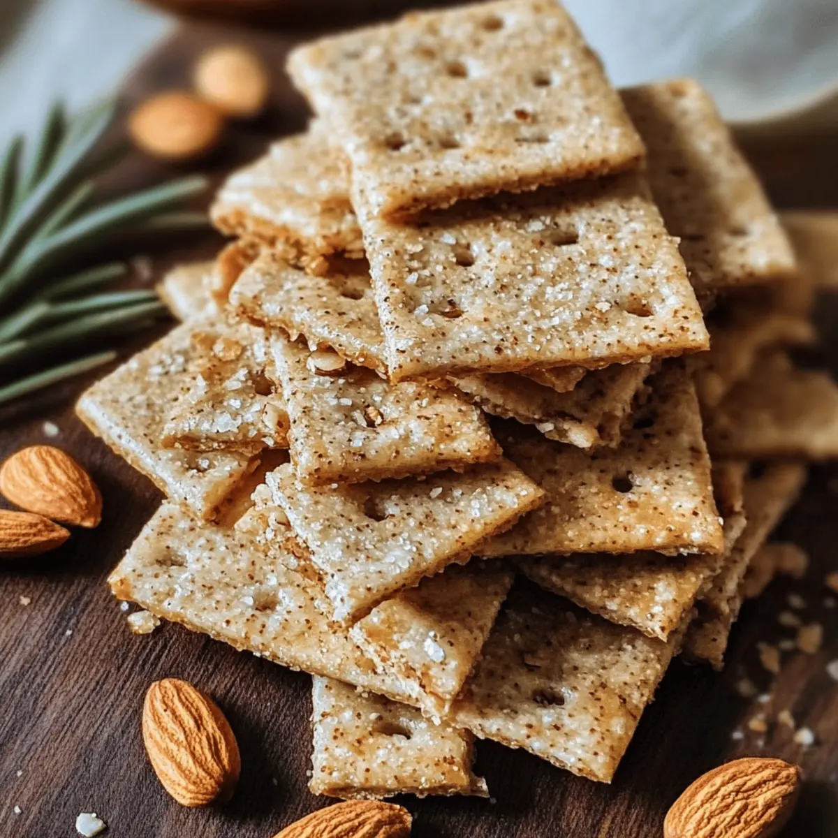 Irresistible Almond Pulp Crackers: Delicious Crispy Snack