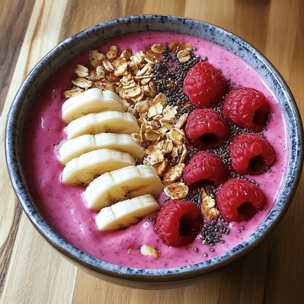 Ultimate Raspberry Banana Smoothie Bowl: Creamy & Delicious
