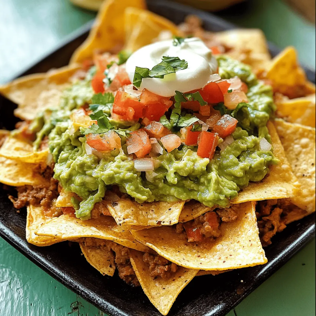 Easy Vegetarian Nachos with Guacamole: Irresistible Crispy Snack