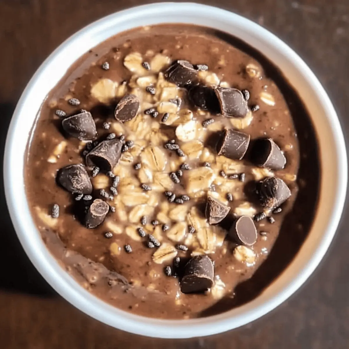 Ultimate Creamy Chocolate Protein Overnight Oats for Power Boost
