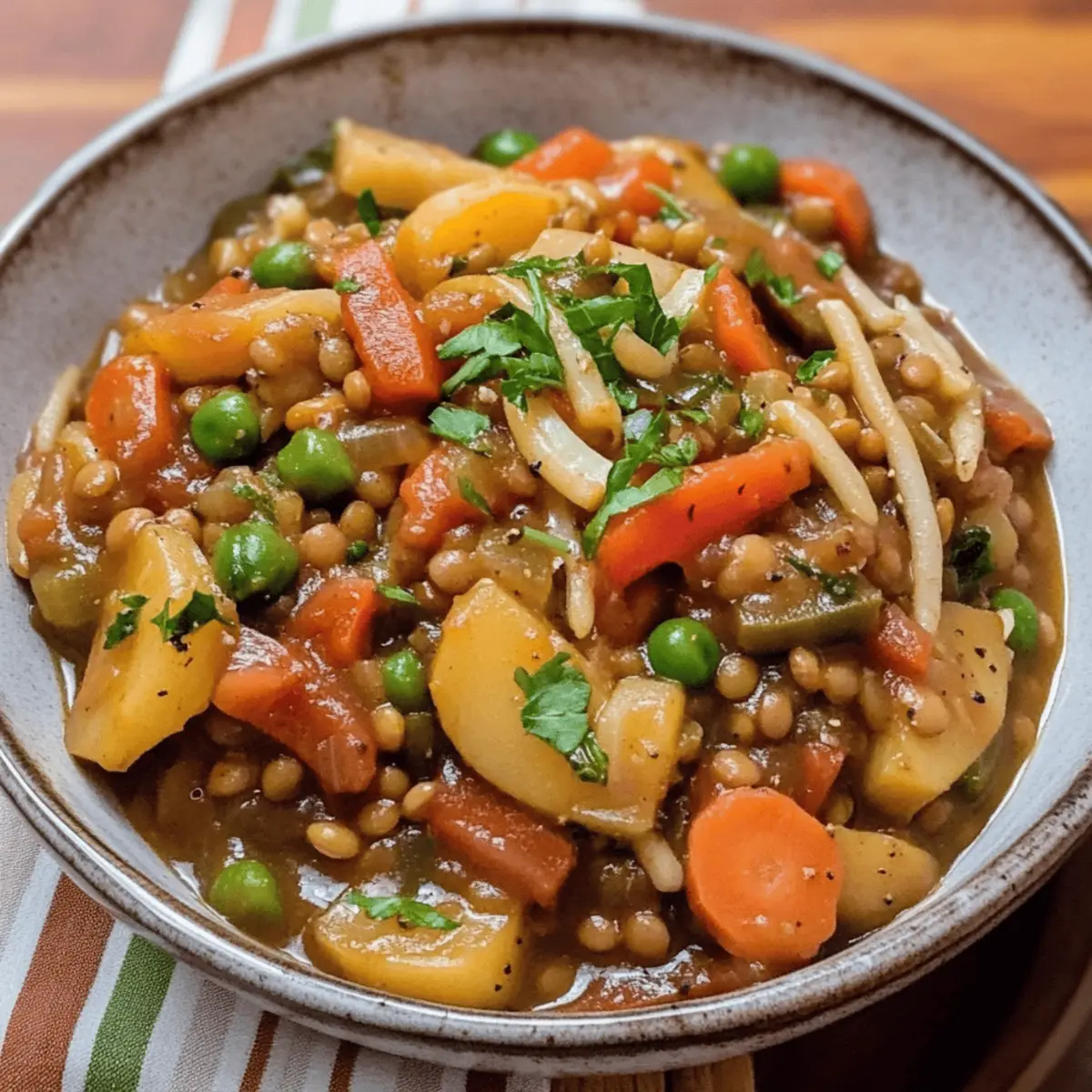 Ultimate Crockpot Lentil & Vegetable Stew: Cozy Comfort Soup