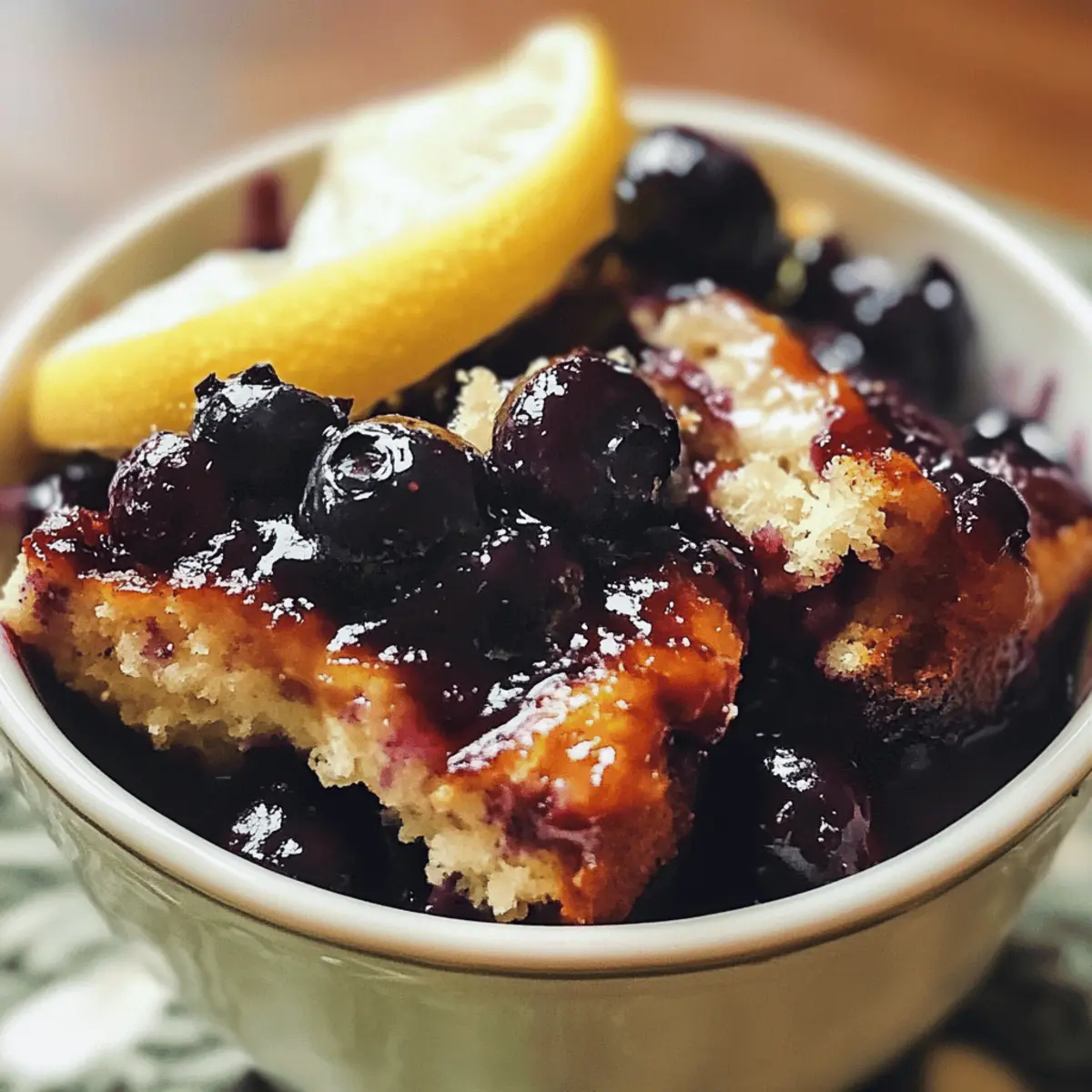 Easy Healthy Lemon Blueberry Mug Cake: Guilt-Free Zesty Bliss