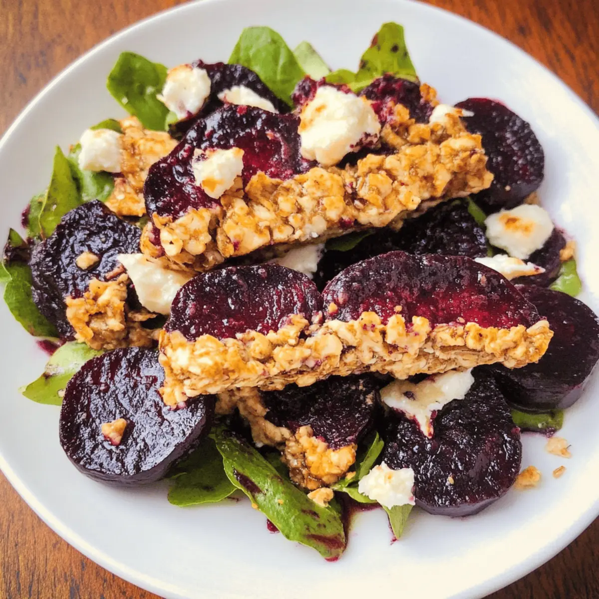 Easy Roasted Beet & Goat Cheese Salad: Creamy & Delicious