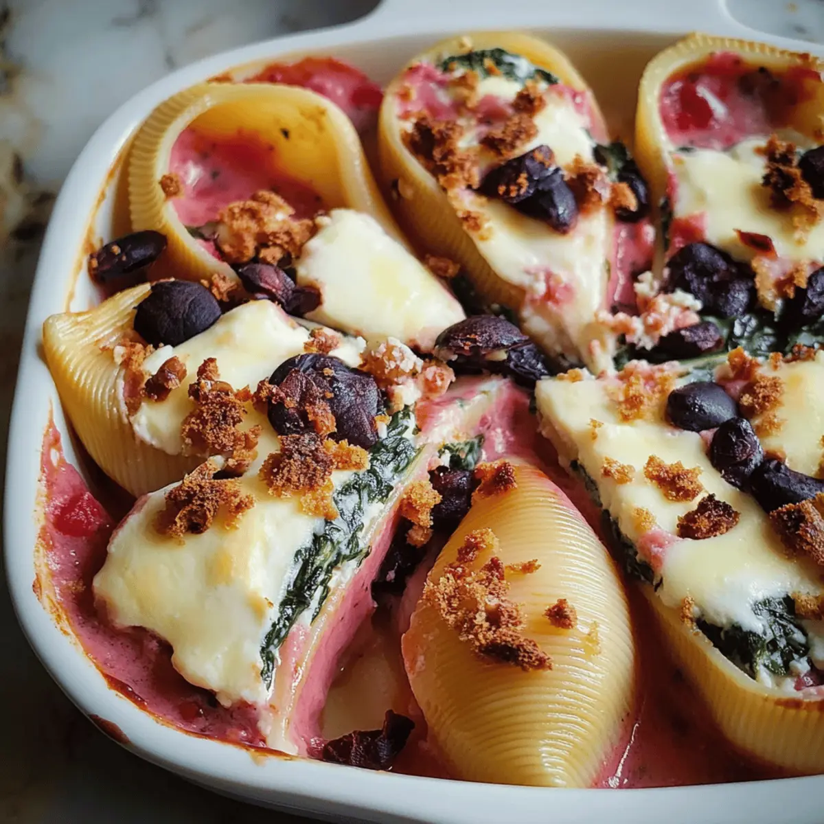 Ultimate Comforting Creamy Spinach and Ricotta Stuffed Shells