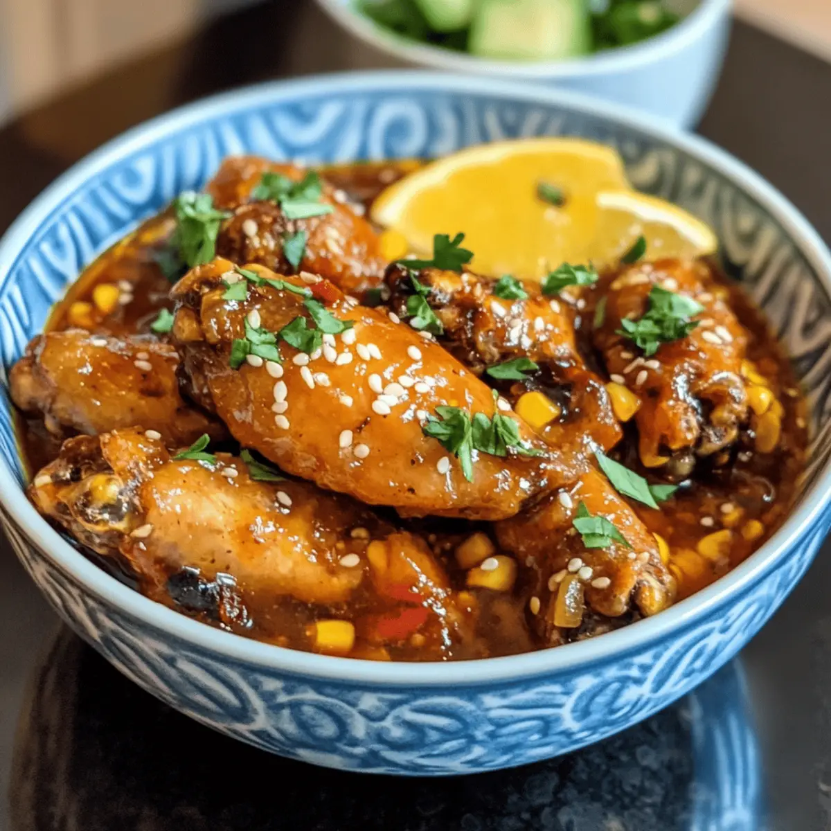 Irresistible Delicious Crispy Sticky Honey Garlic Chicken Wings