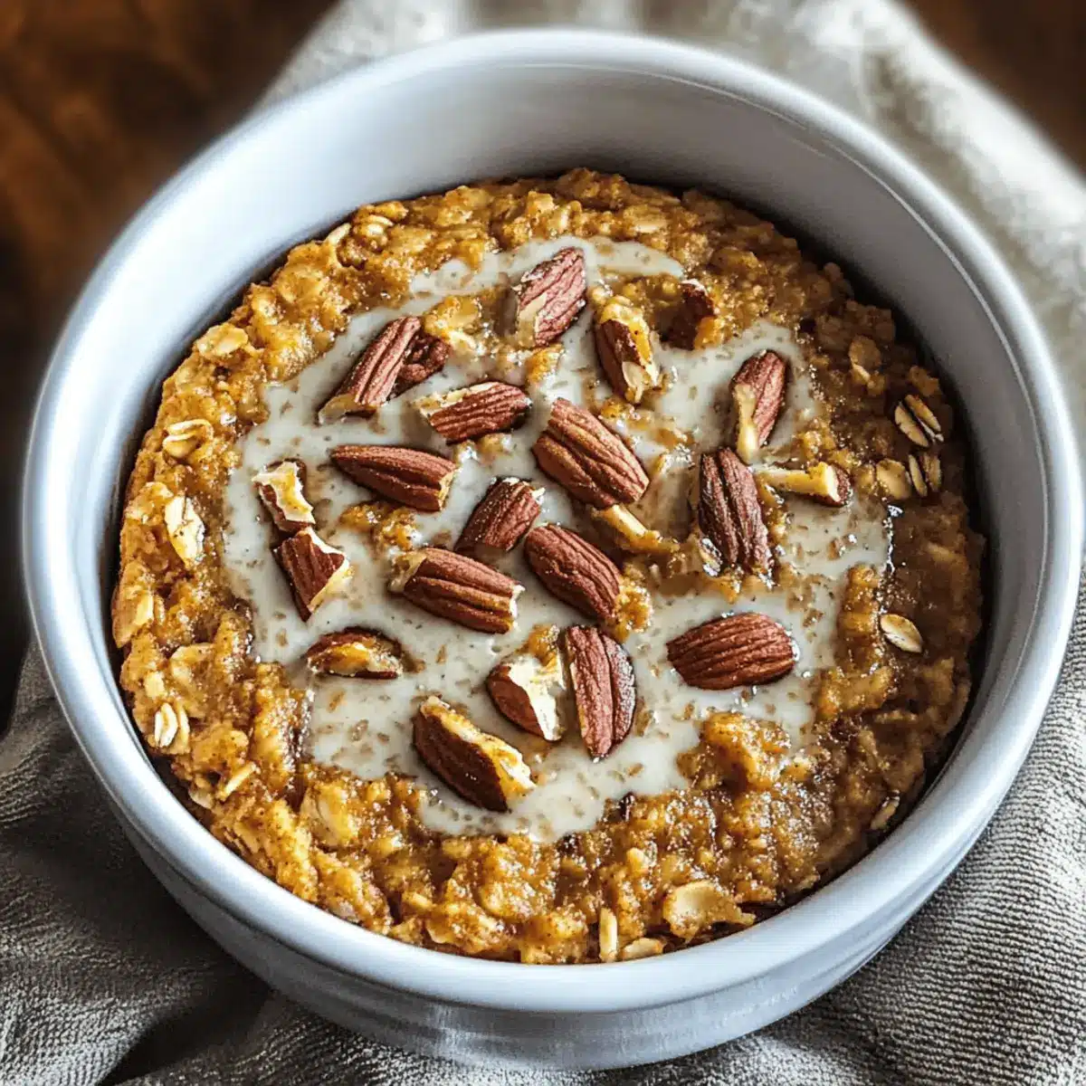 Easy Comforting Creamy Sweet Potato Baked Oatmeal