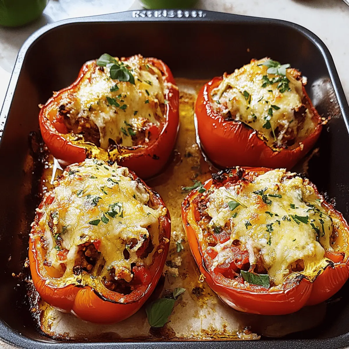 Irresistible Vegetarian Stuffed Capsicums Bursting with Flavor