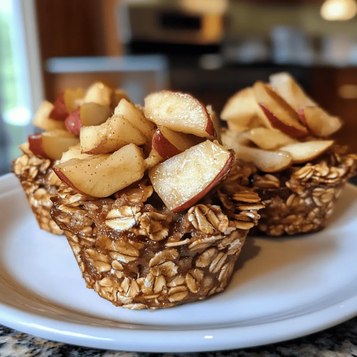 Irresistible Easy Baked Apple Oatmeal Cups: Creamy Comforting