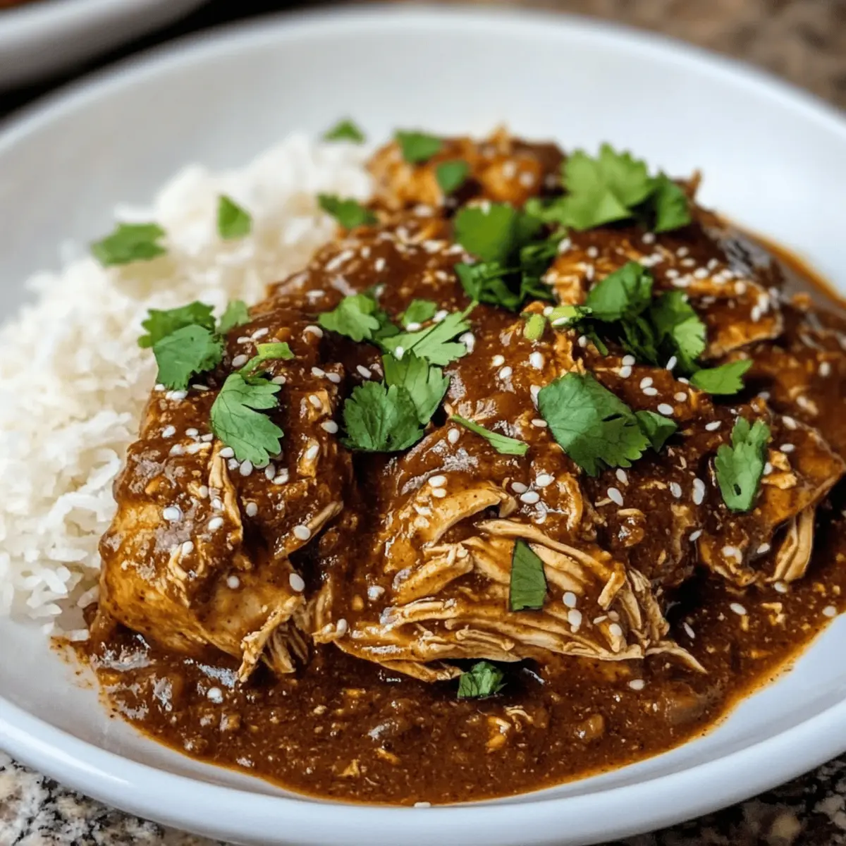 Easy Mexican Chicken Mole (No Alcohol) With Rich Authentic Flavor