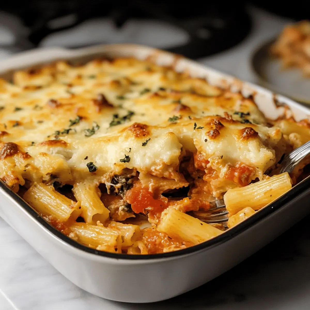 Irresistibly Creamy Tomato Basil Pasta Bake You’ll Love