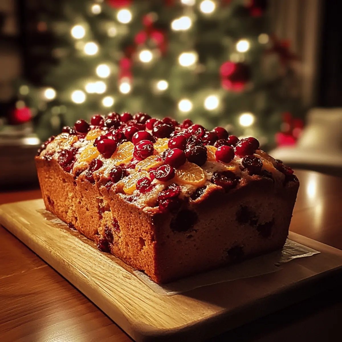 Easy Delicious Christmas Cranberry Orange Loaf
