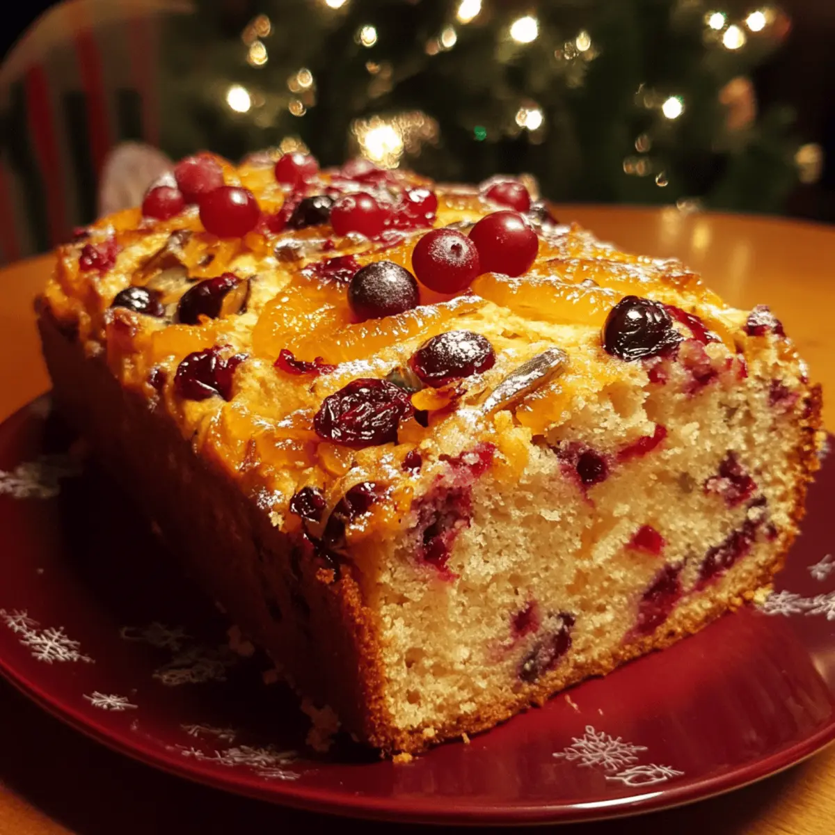 Easy Delicious Christmas Cranberry Orange Loaf