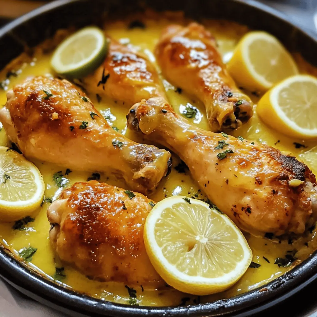 Ultimate Juicy Lemon Butter Chicken Drumsticks