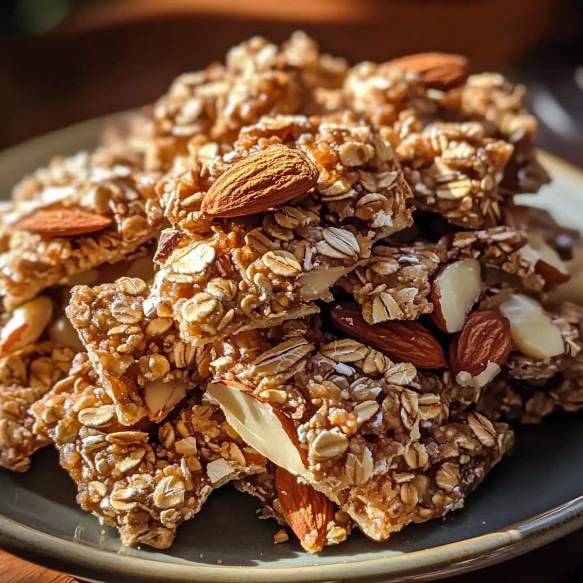 Easy Crispy Almond Oat Snack Clusters: Guilt-Free Crunch