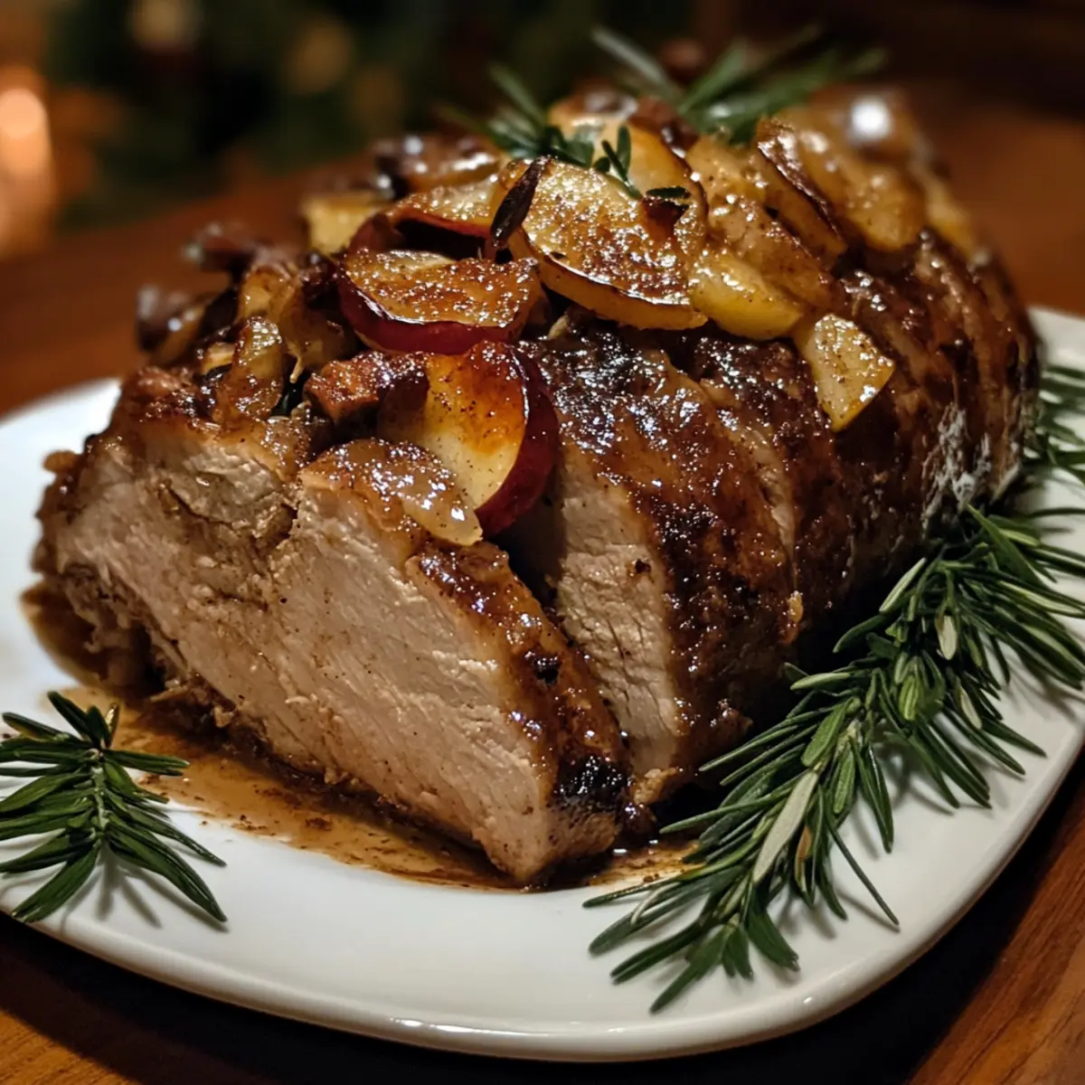 Ultimate Juicy Cinnamon Apple Holiday Roast for Festive Feasts