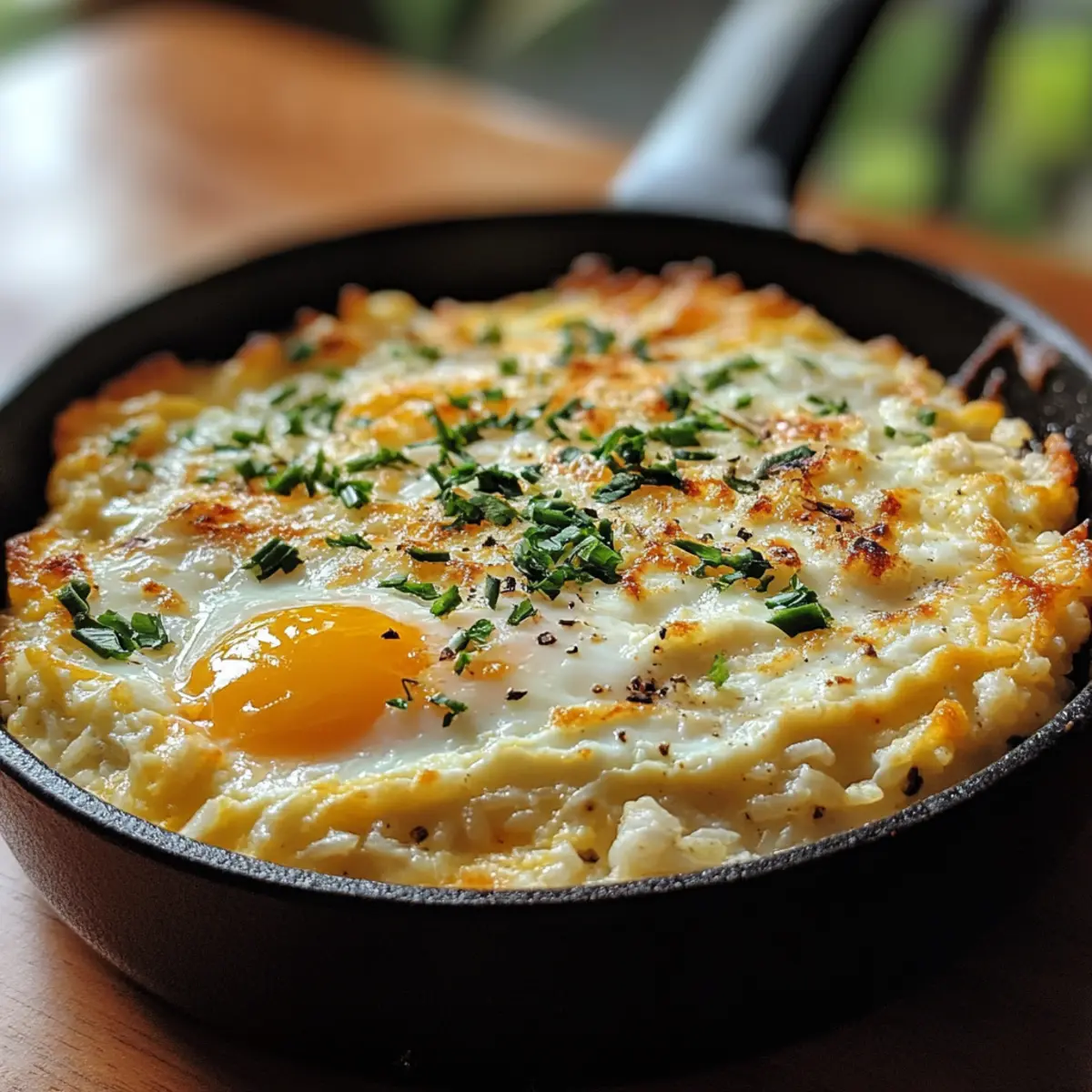 Easy Creamy Economy Baked Egg and Rice Skillet Recipe
